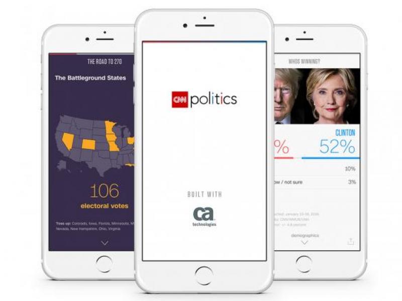 CA Technologies Partners With CNN on Mobile Politics App | Ad Age