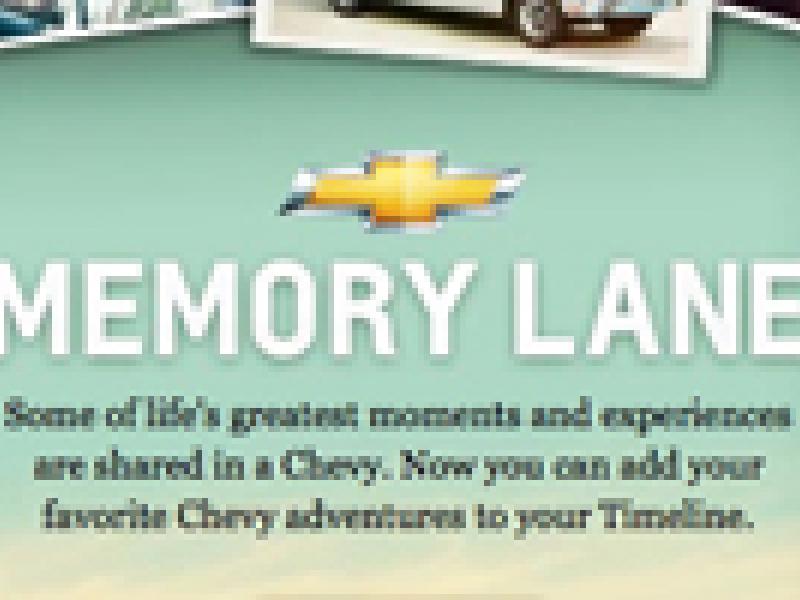 Chevrolet : Memory Lane app | Ad Age