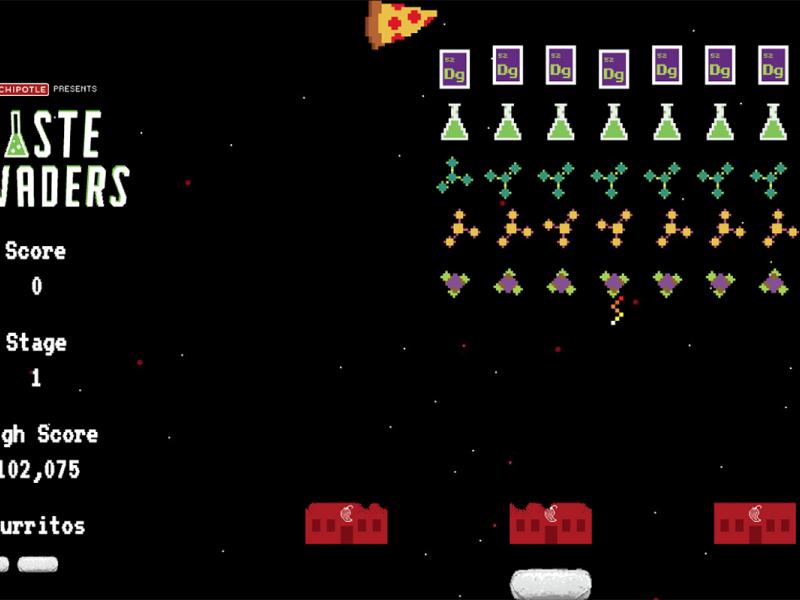 Shoot Down 'Taste Invaders' in Chipotle's 8-Bit Video Game | Ad Age