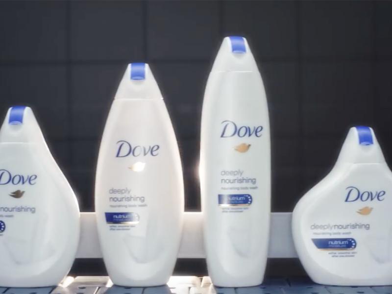 Dove Restyles Its Body Wash Bottles as 'Real' Body Shapes | Ad Age