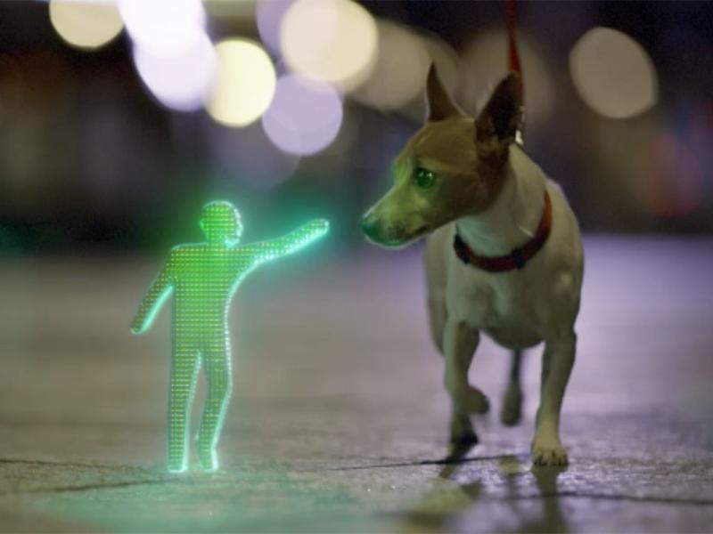 The Green Man Steps Out of the Traffic Light in This Feelgood Energy ...