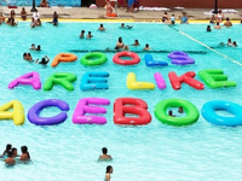 Facebook : Pools Are Like Facebook | Ad Age