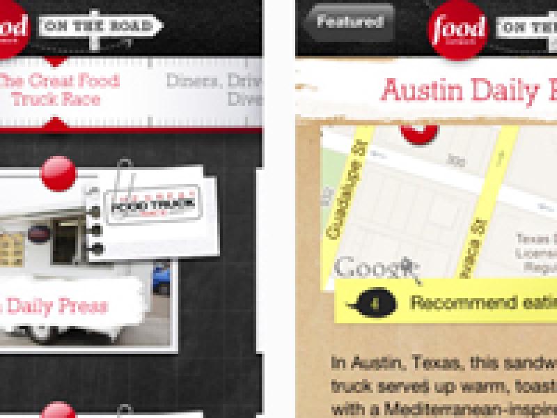 Food Network : Food Network on the Road App | Ad Age