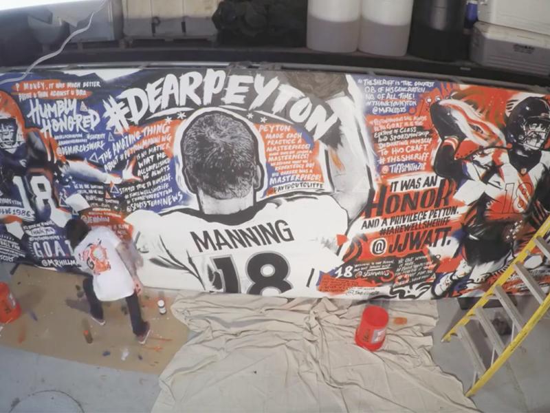 Gatorade : Dear Peyton Mural | Ad Age