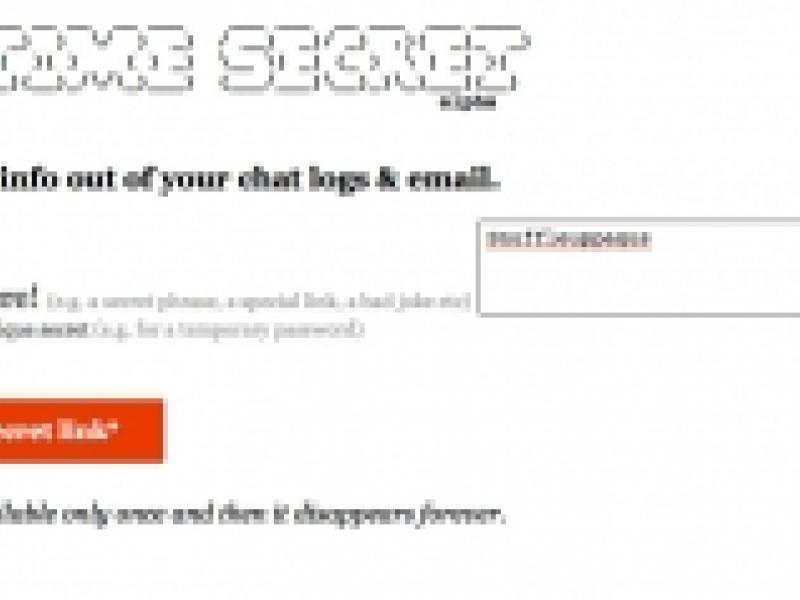 One Time Secret : One Time Secret Site | Ad Age