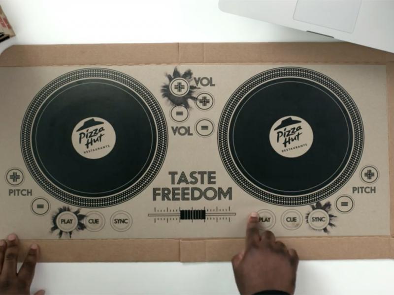 Pizza Hut's Latest Packaging Innovation Is a 'DJ Pizza Box' | Ad Age