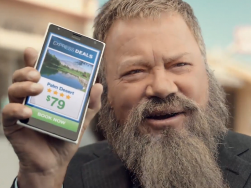 William Shatner, Beardy Biker Dude, Risks a Beatdown for Priceline | Ad Age