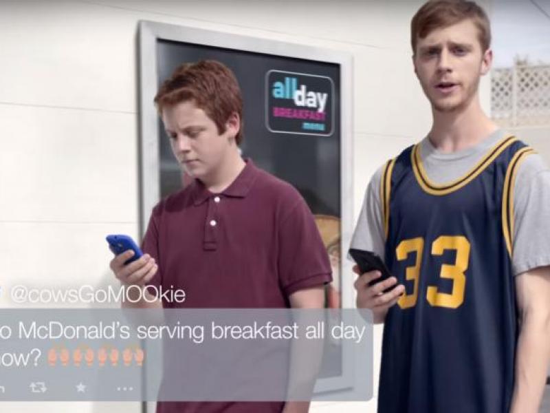 McDonald's Tones Down Your Twitter-Phoria in Its All-Day Breakfast Ads ...
