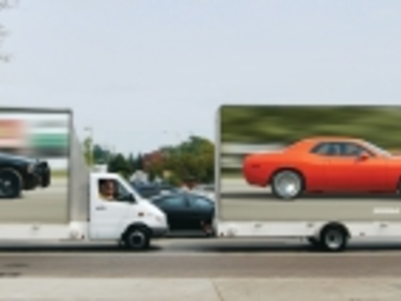 Dodge : Challenger Mobile Billboards | Ad Age