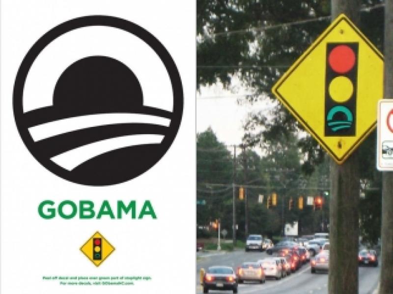 GObama : Stoplight Decal | Ad Age