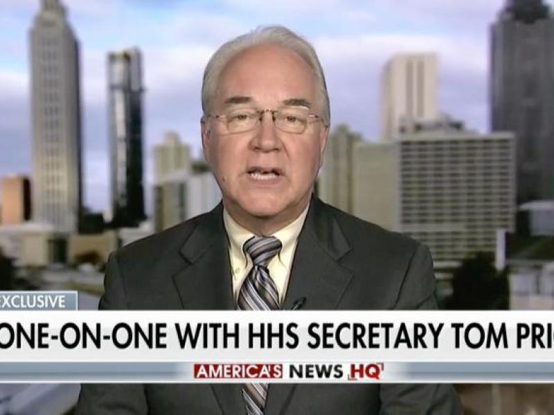Politico Takes a Victory Lap as Sec. Tom Price Concedes (Sorta) on ...