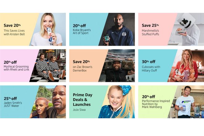 Amazon racks up the celebrity deals on Prime Day | Ad Age