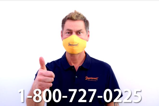 ShamWow gives away branded face masks in its dystopian infomercial | Ad Age