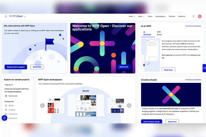 WPP’s AI brand hub Open—how marketers can experiment | Ad Age Agency News