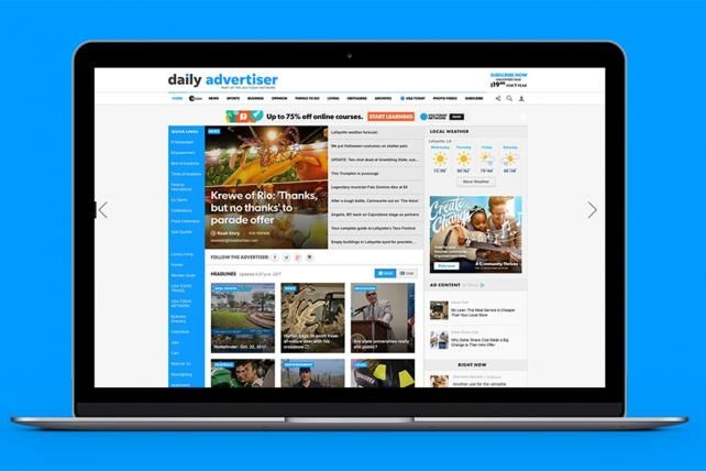 USA Today Network Rolls Out Digital Redesign to 110 Websites | Ad Age