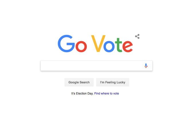 Google's Election Day doodle has a simple message: Go Vote | Ad Age