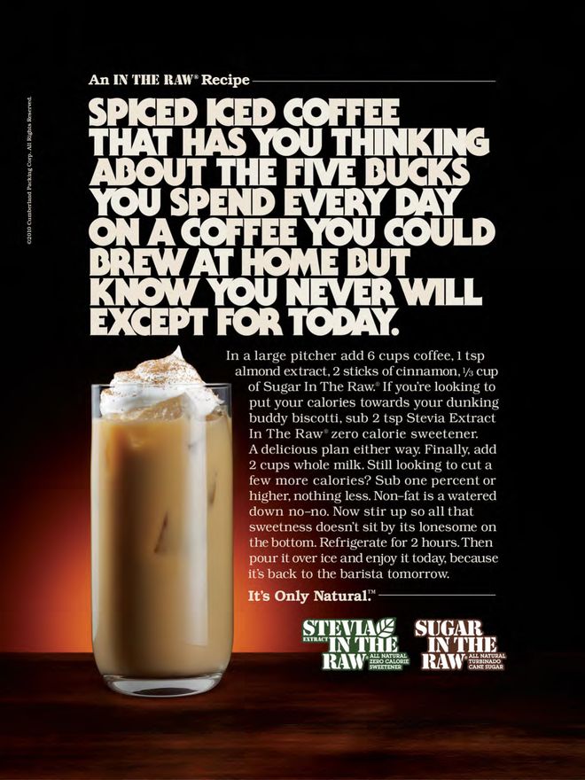 In the Raw : Spiced Iced Coffee | Ad Age