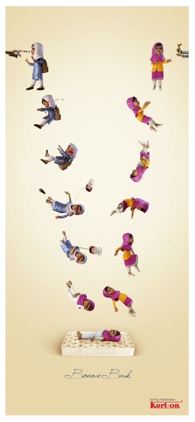 Kurl-On Depicts Malala Yousafzai's Shooting in Promotional Poster | Ad Age