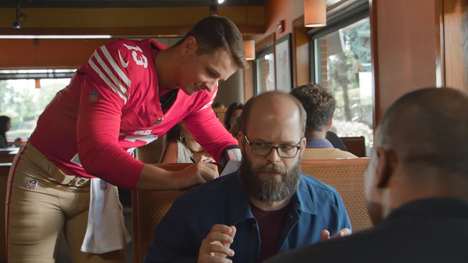 Applebee’s trains Brock Purdy, Saquon Barkley and Dan Campbell to be ...