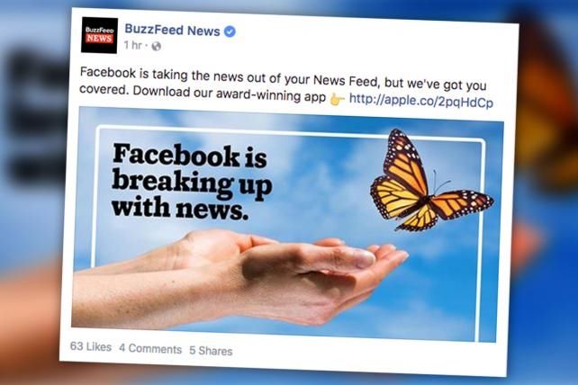 Here's BuzzFeed's Perfect Response to Facebook's Changes | Ad Age