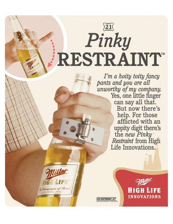 Miller : Pinky Restraint | Ad Age