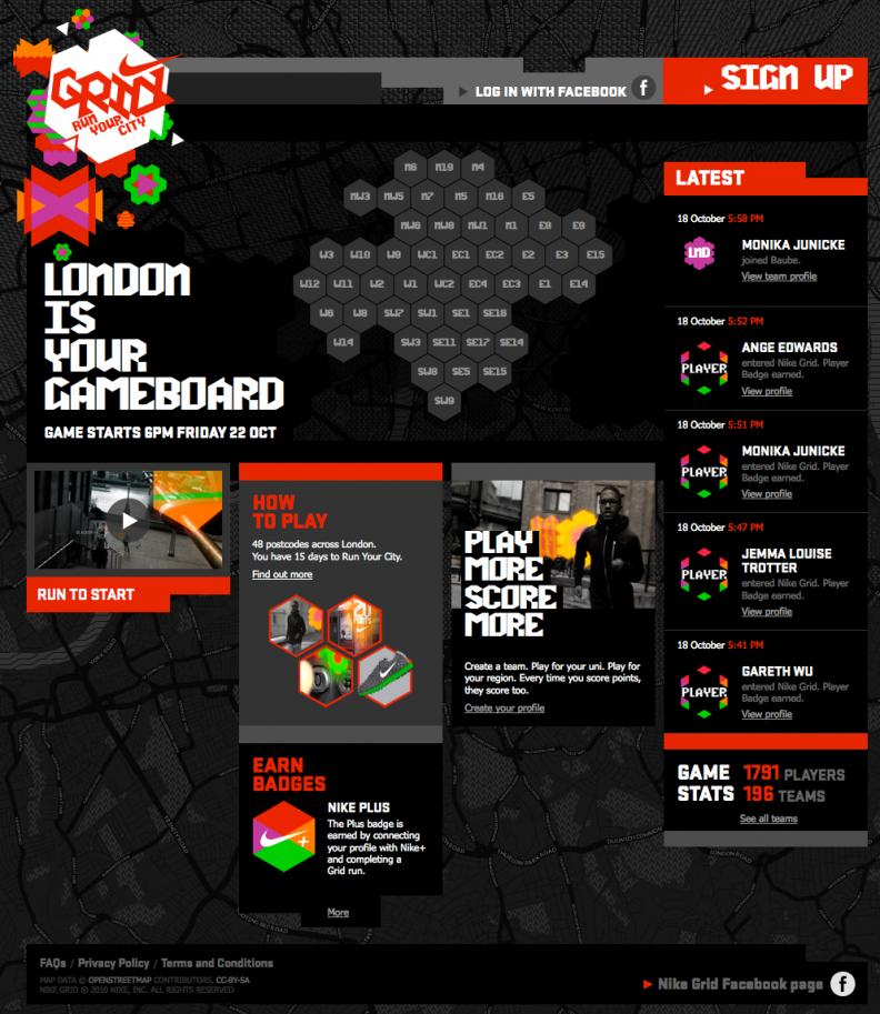 Nike : Nike Grid V.2 Site | Ad Age