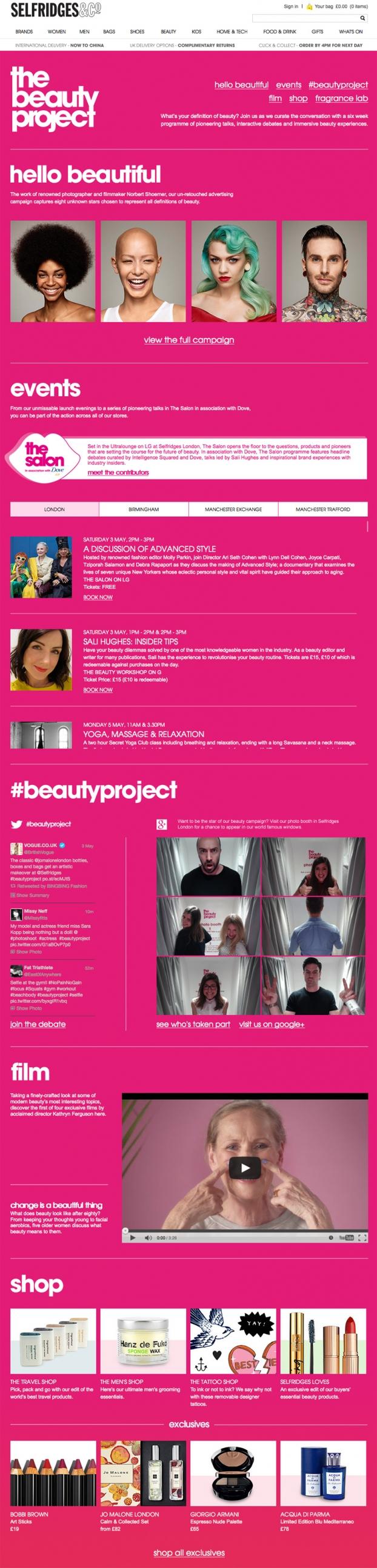 'Real' Models Star In Un-retouched Ads for Selfridges' 'Beauty Project ...