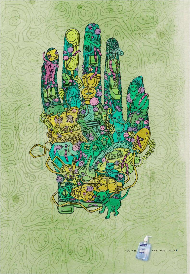 Purell : Illustrated Hand | Ad Age