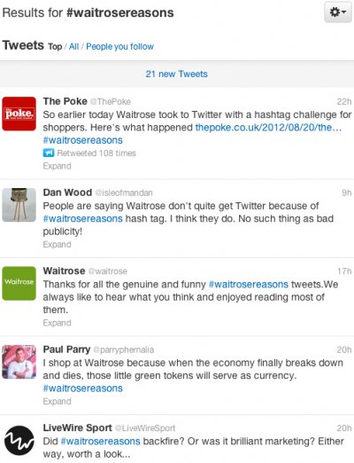 Brits Mock U.K. Supermarket in Tweets About Shopping at Waitrose | Ad Age