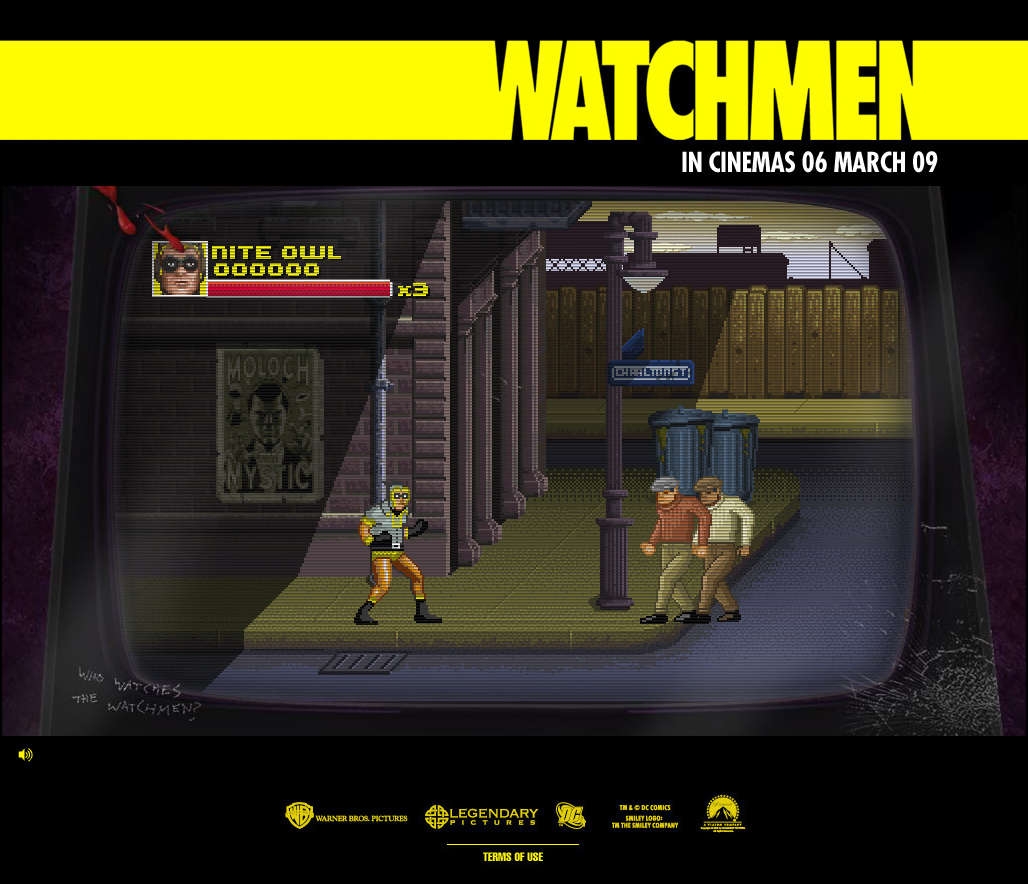 Warner Brothers : Watchmen Arcade Game | Ad Age